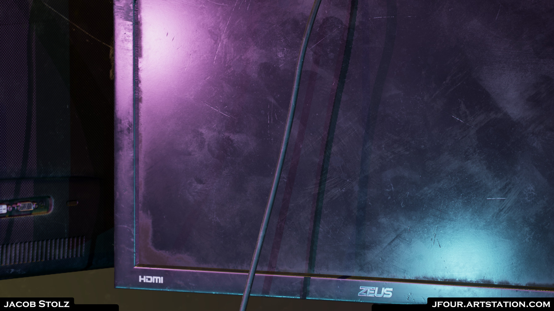 ArtStation - HD Monitor Free Prop + Project Files | Game Assets