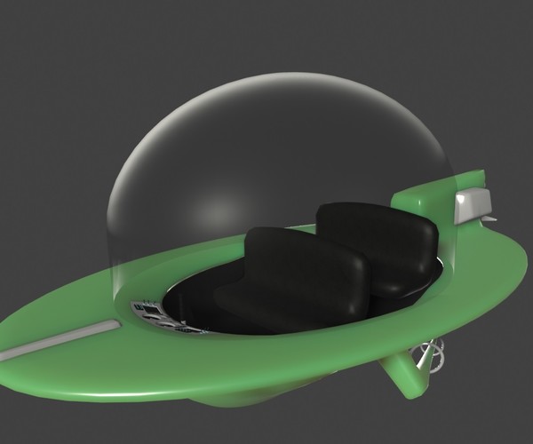 ArtStation - Jetsons Cartoon Jet Flying Car | Resources