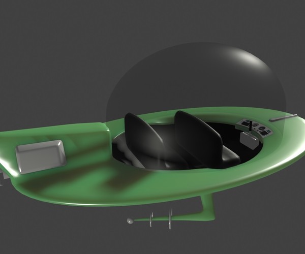 ArtStation - Jetsons Cartoon Jet Flying Car | Resources