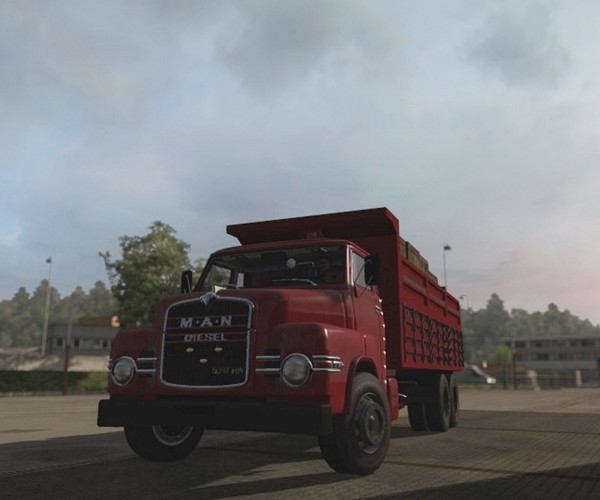 ArtStation - Man Diesel Oldschool Truck | Resources