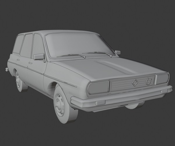 ArtStation - Renault 12 Car | Resources