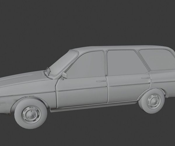 ArtStation - Renault 12 Car | Resources