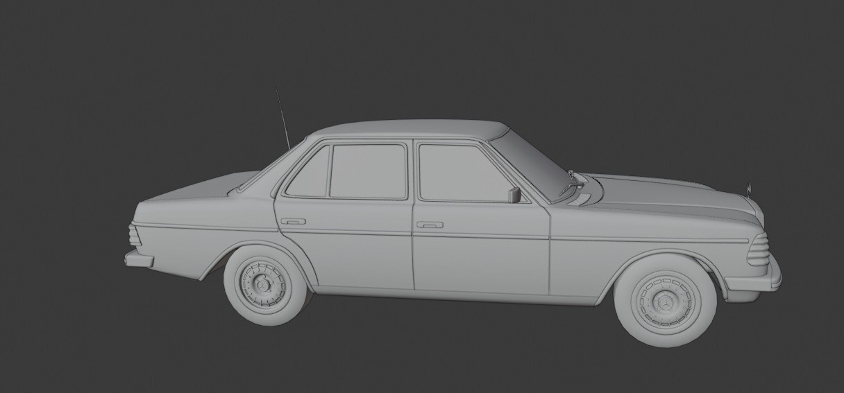 ArtStation - Mercedes Benz W123 Car | Resources