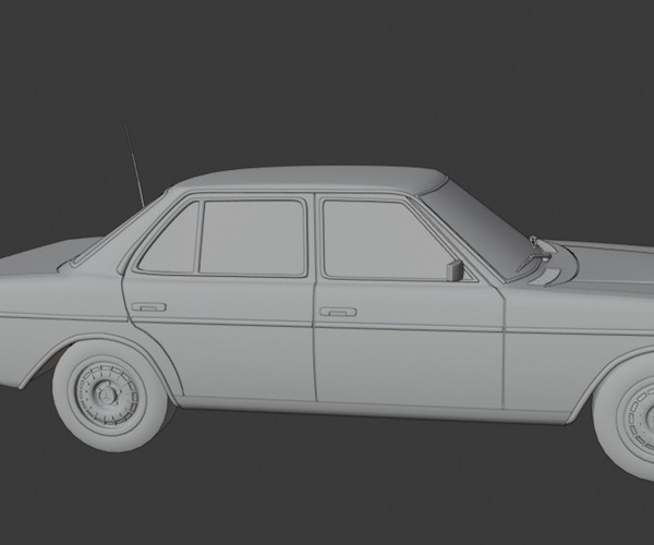 ArtStation - Mercedes Benz W123 Car | Resources