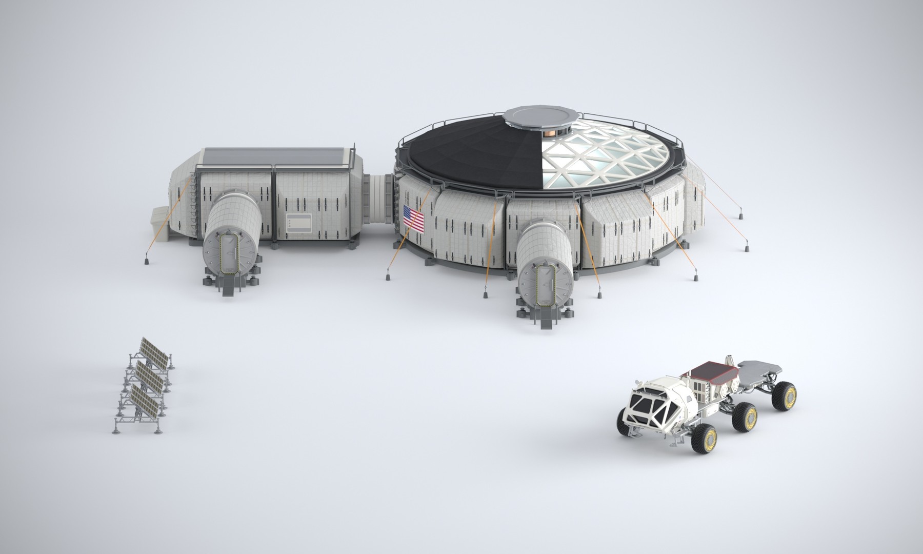 ArtStation - Martian colony base kitbash | Resources