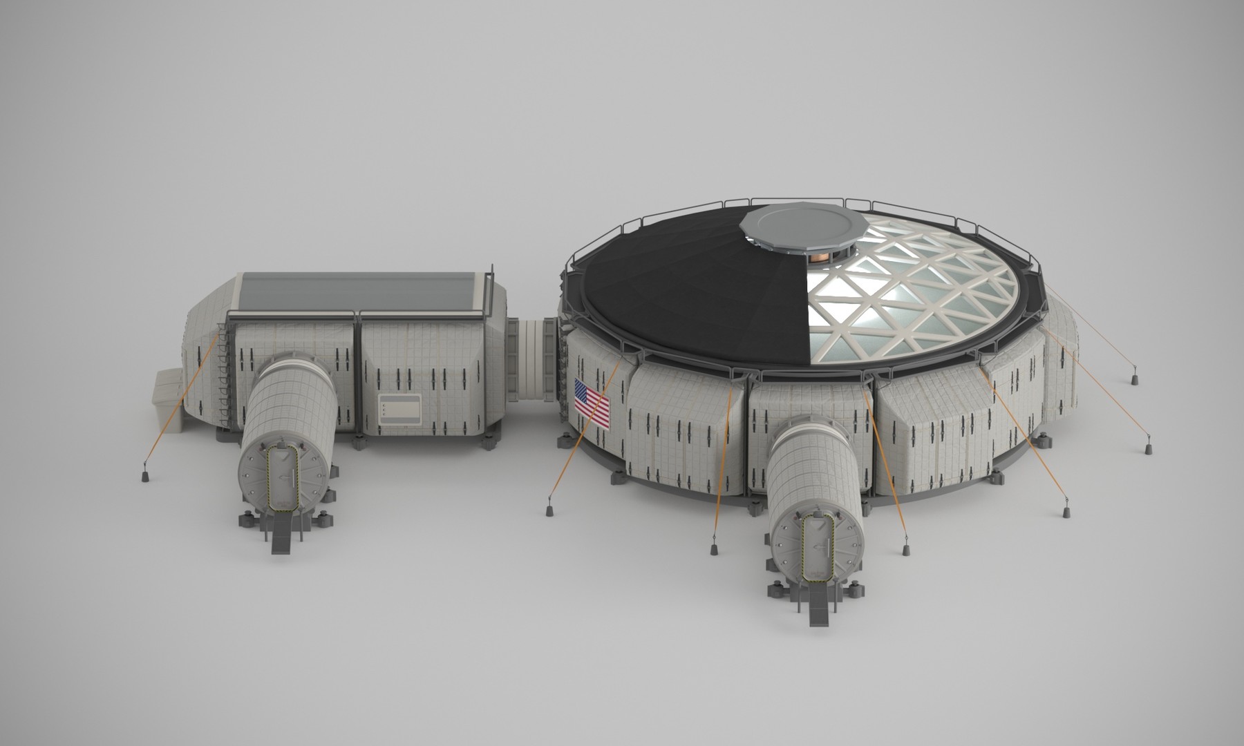 ArtStation - Martian colony base kitbash | Resources