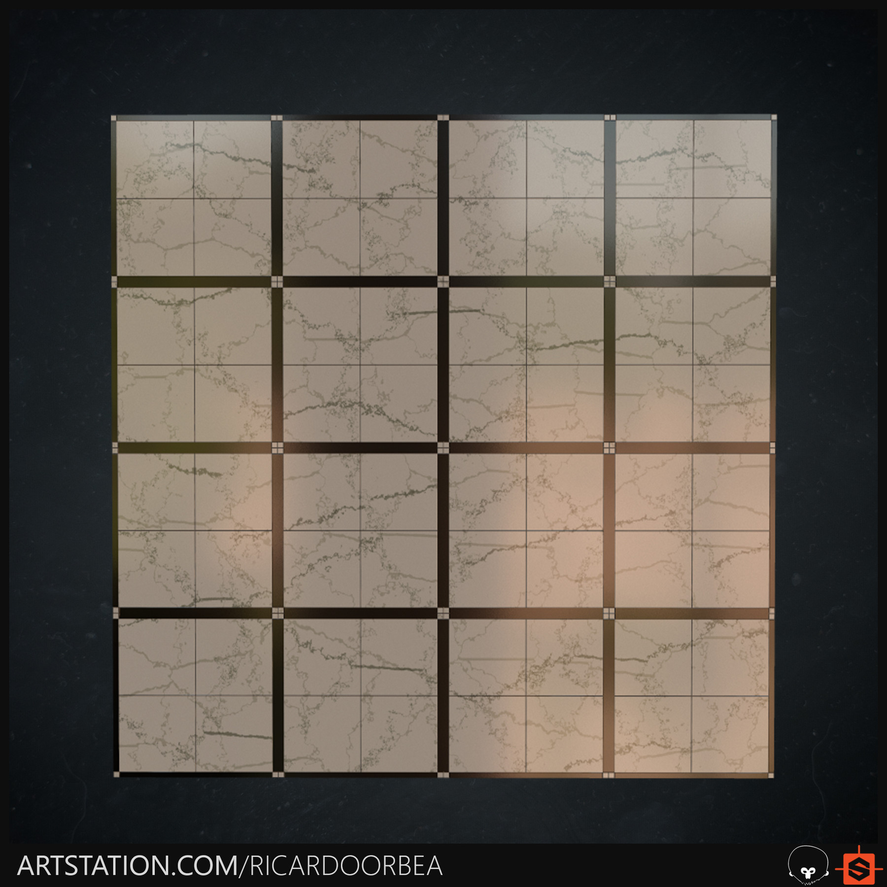 ArtStation - Marble Floor - Substance Designer | Game Assets