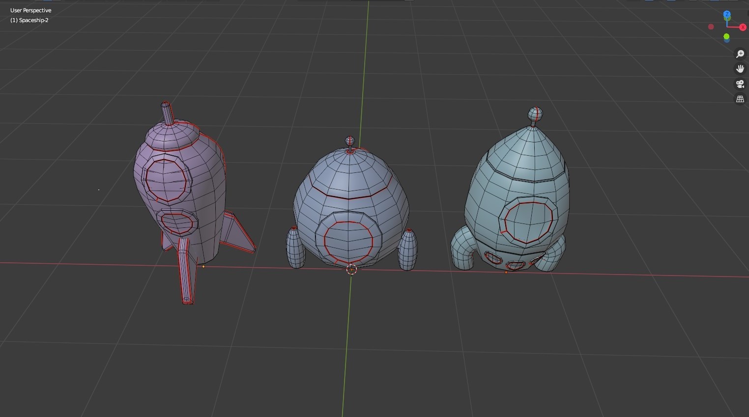 ArtStation - Spaceship Cartoon | Game Assets