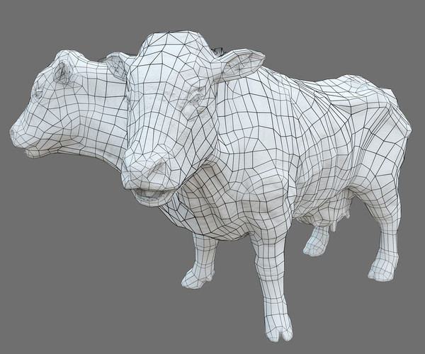 ArtStation - Mutated Cow | Game Assets