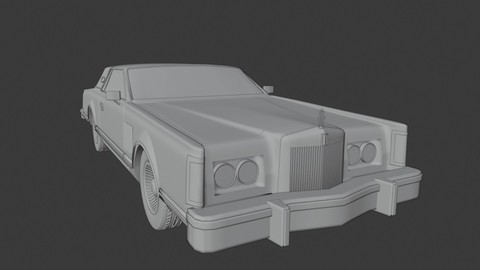 ArtStation - Lincoln Continental Mark V Car | Resources