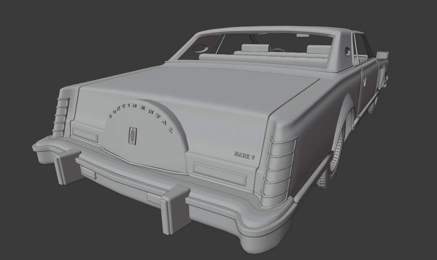 ArtStation - Lincoln Continental Mark V Car | Resources