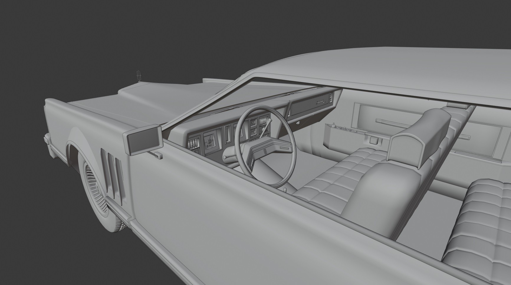 ArtStation - Lincoln Continental Mark V Car | Resources