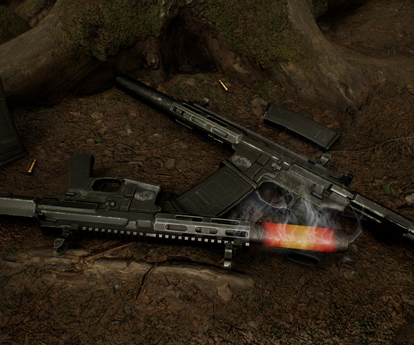 ArtStation - AAC Honey Badger PDW | Game Assets