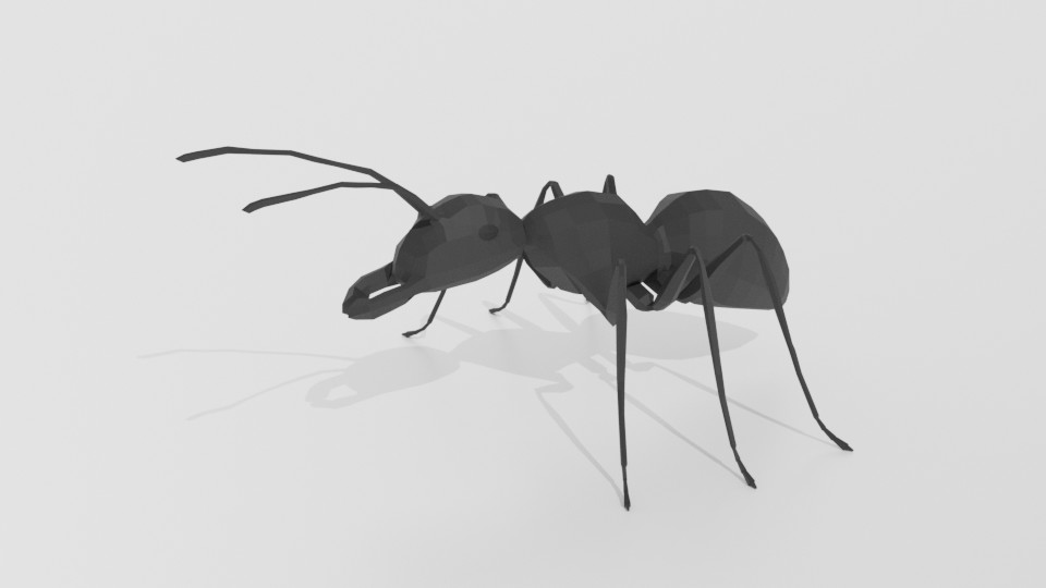 ArtStation - Low Poly Cartoon Ant | Game Assets