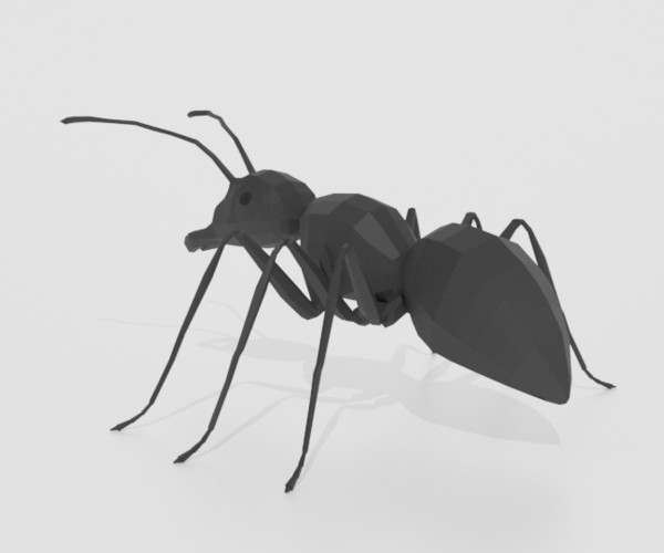 ArtStation - Low Poly Cartoon Ant | Game Assets