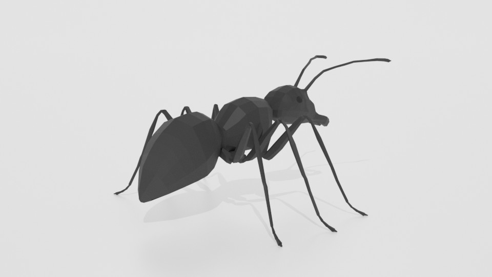 ArtStation - Low Poly Cartoon Ant | Game Assets