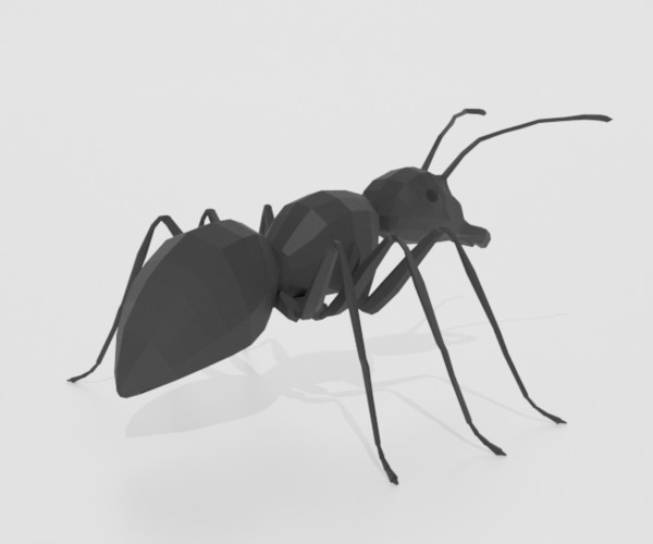 ArtStation - Low Poly Cartoon Ant | Game Assets