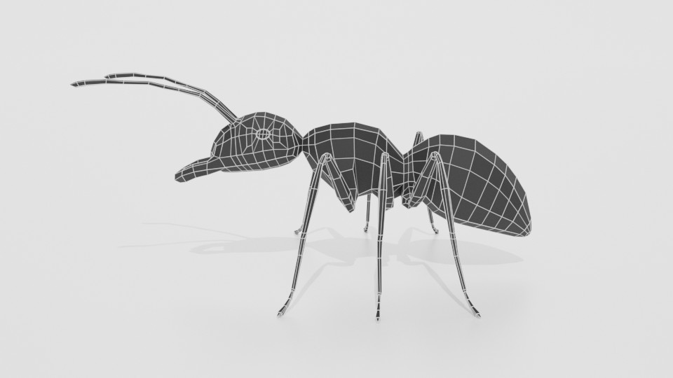 ArtStation - Low Poly Cartoon Ant | Game Assets