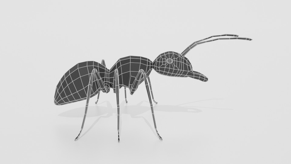 ArtStation - Low Poly Cartoon Ant | Game Assets