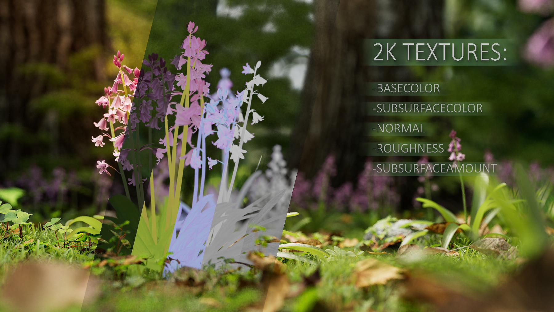 ArtStation - 3D Flower | Bluebell vol05 | Resources