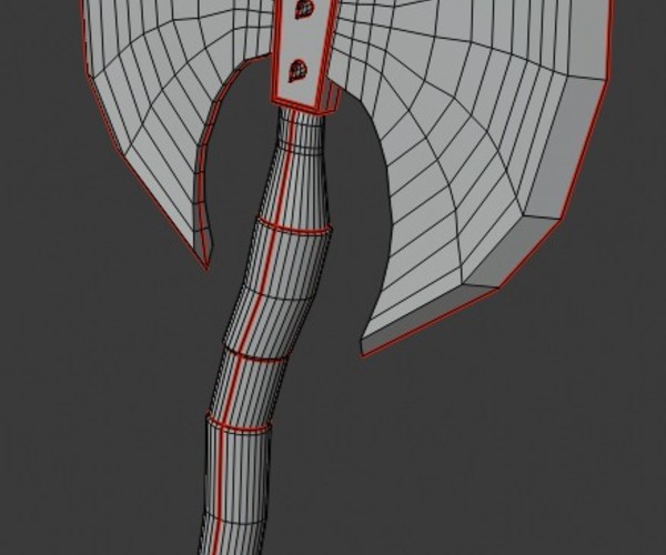 ArtStation - Stylized Double Axe | Game Assets