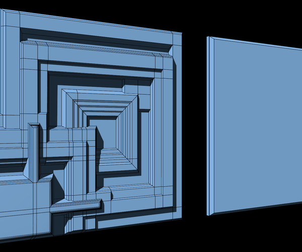 ArtStation - Replicant tile - Blade Runner / Ennis House / Frank Lloyd ...
