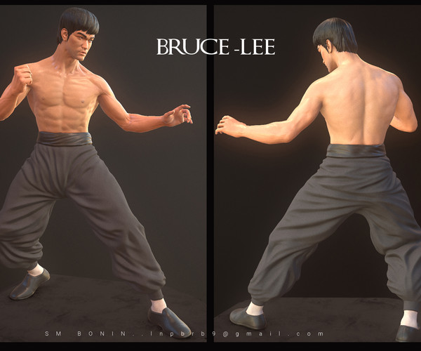 ArtStation - Bruce Lee 3d model | Resources