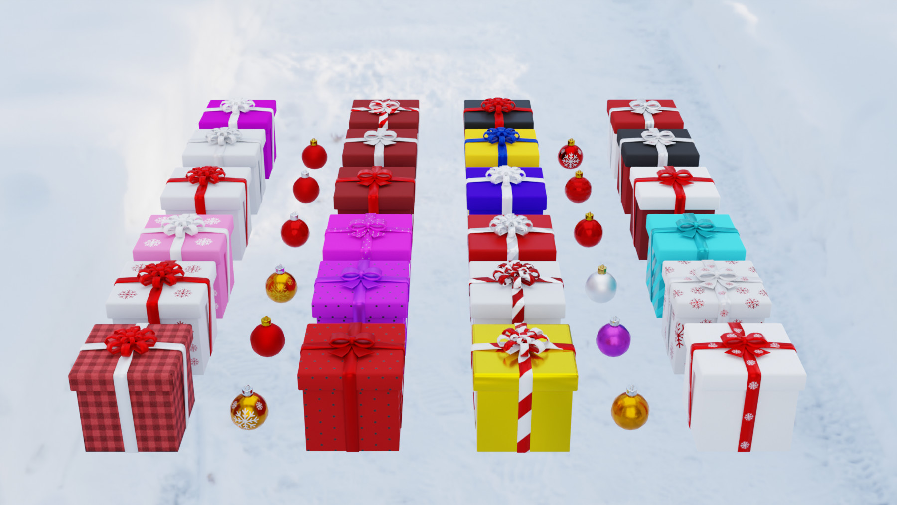 ArtStation - Gift Box 3D Model | Game Assets