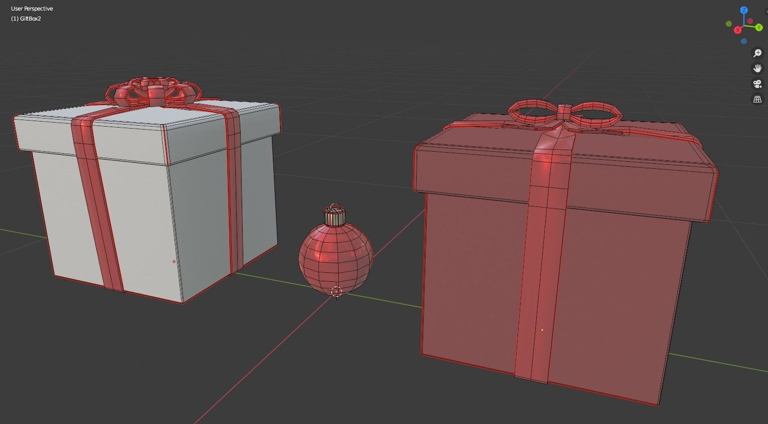 ArtStation - Gift Box 3D Model | Game Assets