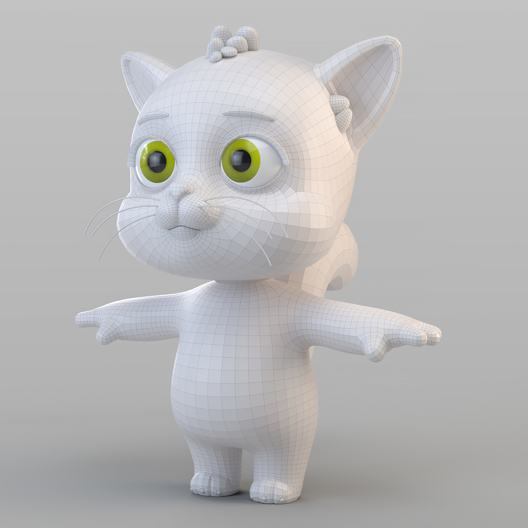 ArtStation - Cartoon Biped Cat | Resources