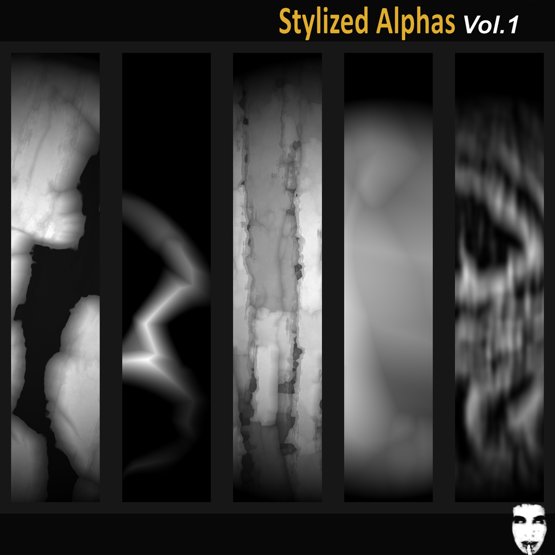 ArtStation - Stylized Alphas Vol.1 | Brushes