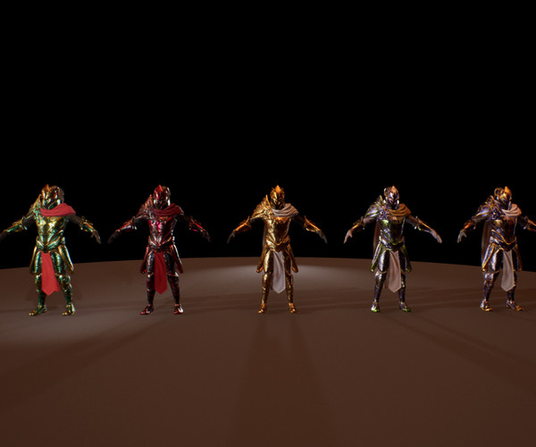 ArtStation - RPG Fantasy Knight | Game Assets