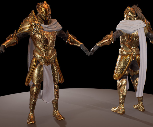 ArtStation - RPG Fantasy Knight | Game Assets