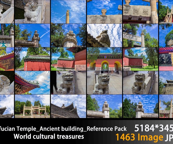 ArtStation - China Temple_Ancient building_Reference Pack | Resources