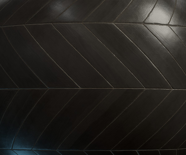 ArtStation - Black Worn Chevron Parquet - PBR textures | Resources
