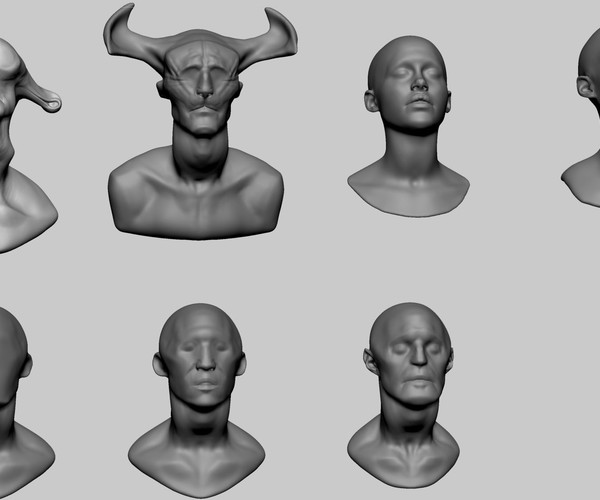 ArtStation - Base Head Models | Resources