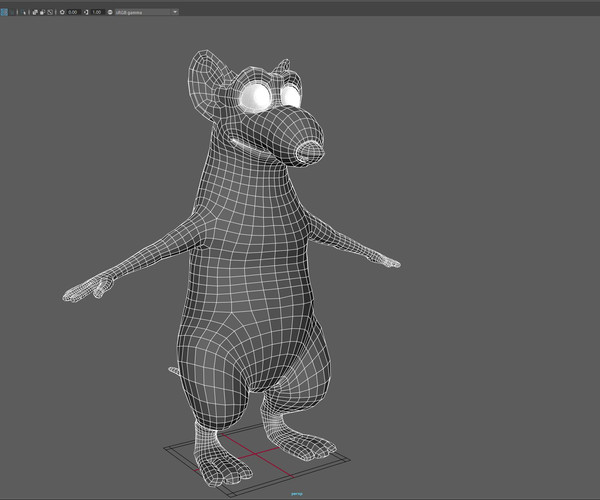 ArtStation - Cartoon Big Mouse | Resources