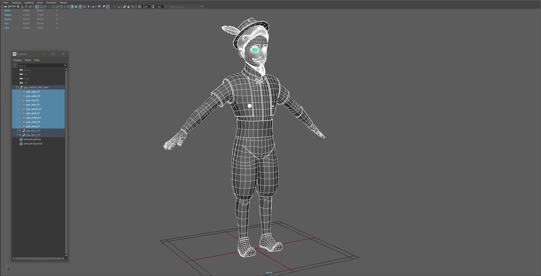 ArtStation - Cartoon Elite Man | Resources