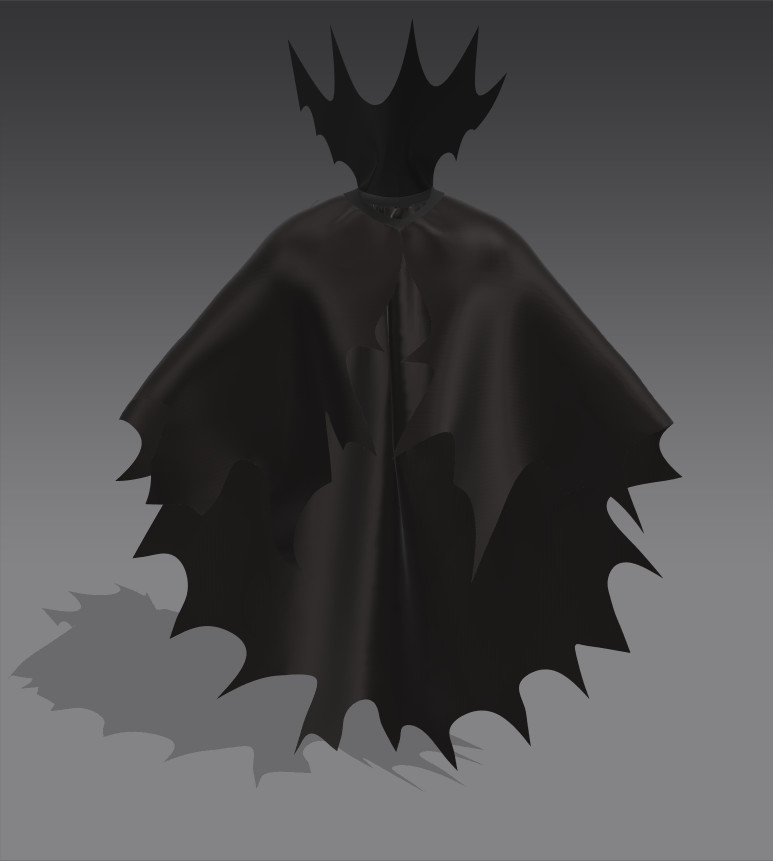 ArtStation - Vampire Bat Cape | Game Assets