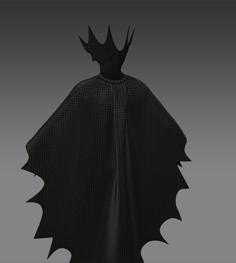 ArtStation - Vampire Bat Cape | Game Assets