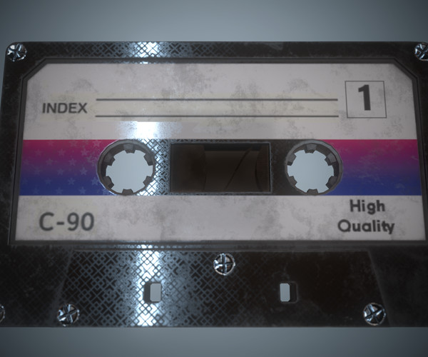 ArtStation - 15 Cassette Tapes | Game Assets