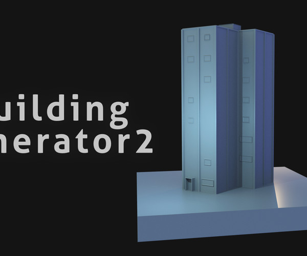 ArtStation - Simple Procedural Building generator | Game Assets