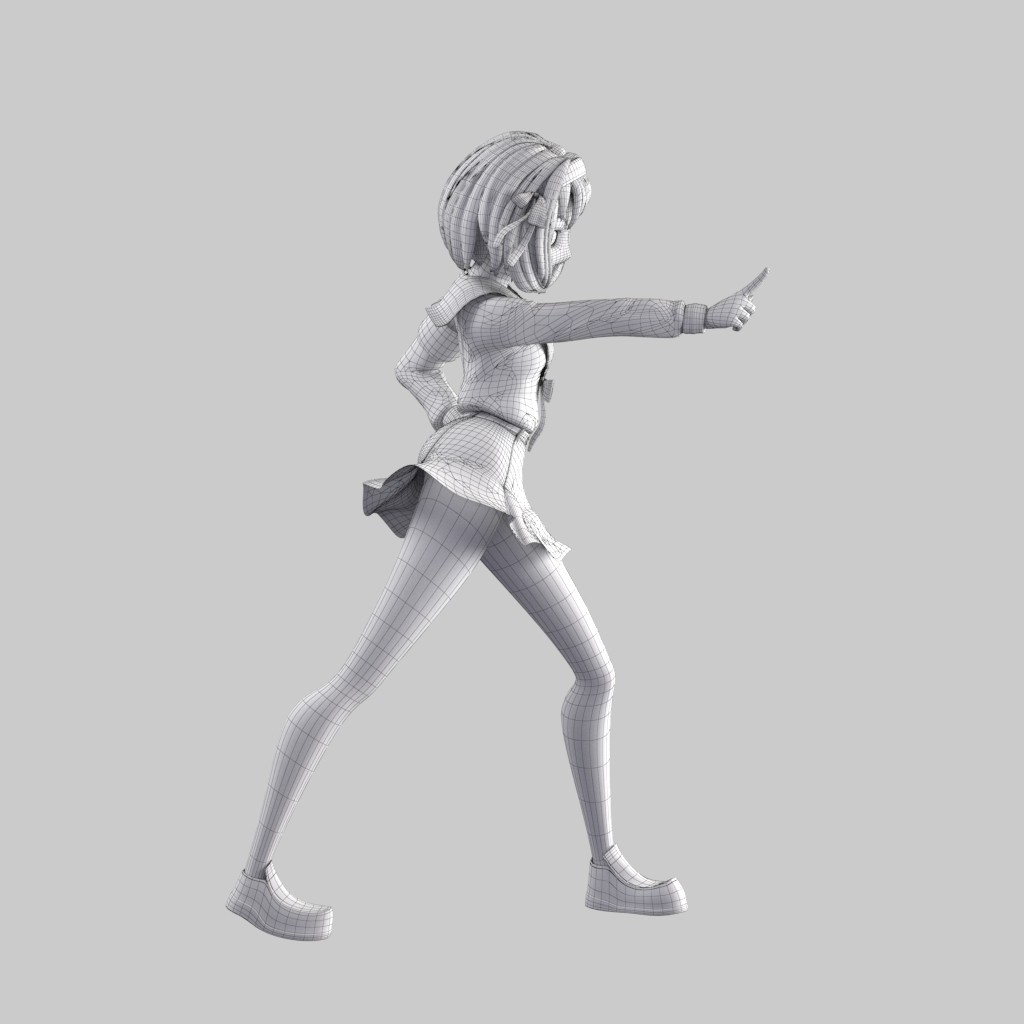 ArtStation - Haruhi 3D model | Resources