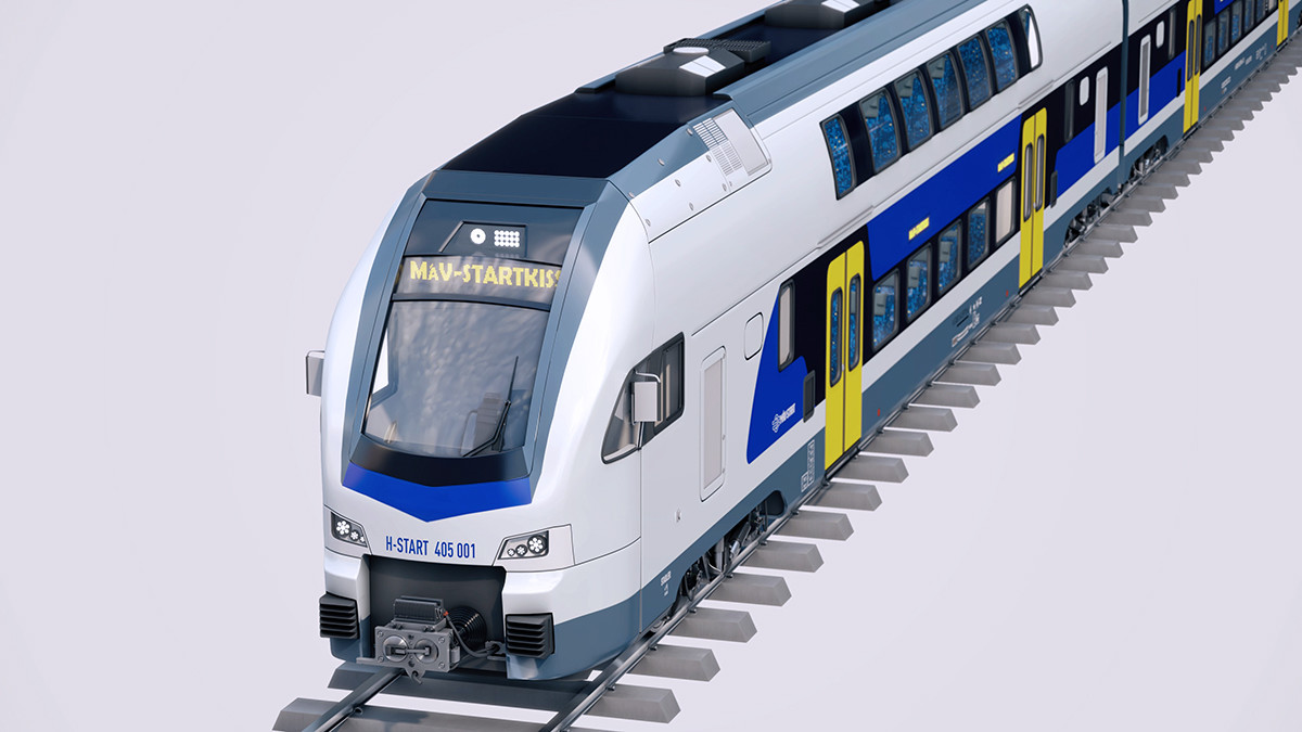 ArtStation - Stadler KISS Double Deck Train 3D model | Resources
