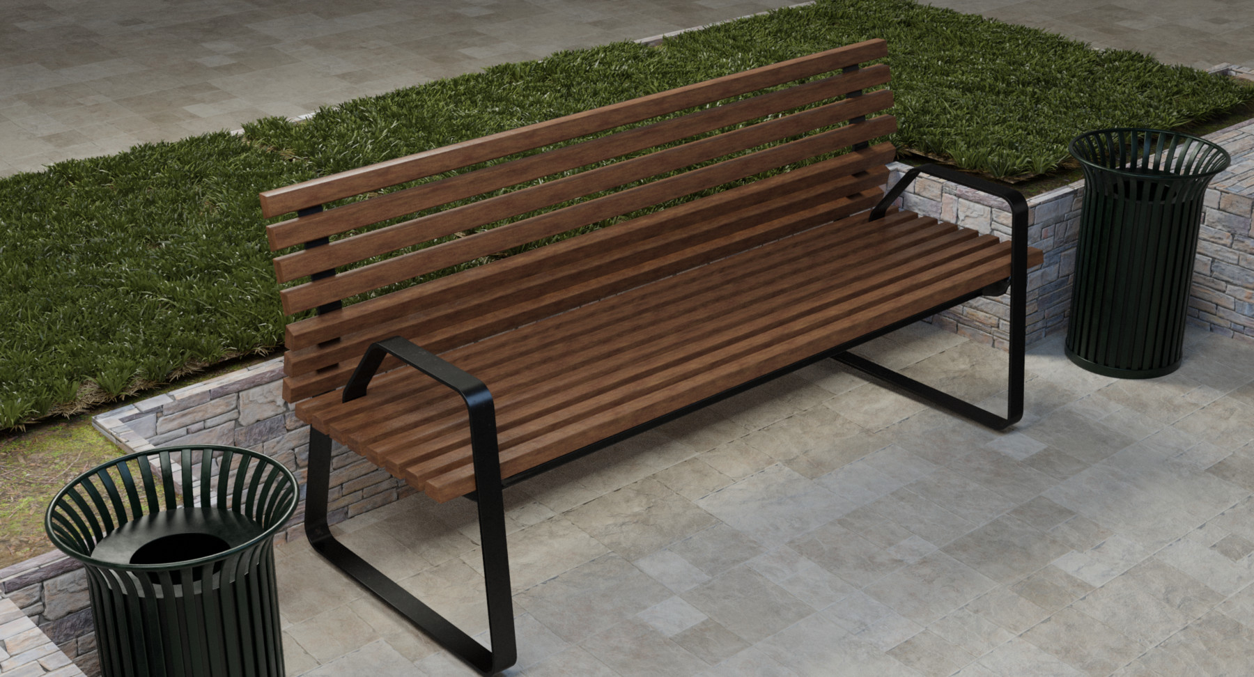 ArtStation - Urban bench | Resources