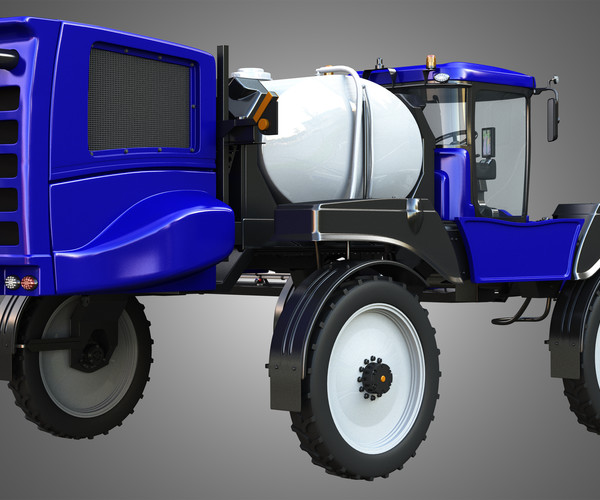 ArtStation - Self-propelled Front Boom Sprayer 3D model | Resources