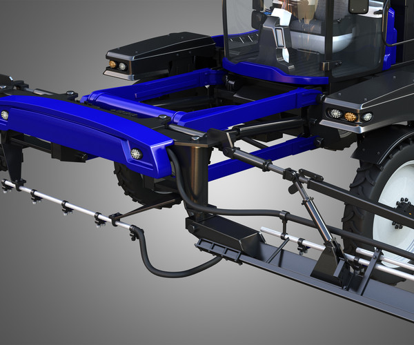 ArtStation - Self-propelled Front Boom Sprayer 3D model | Resources