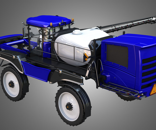 ArtStation - Self-propelled Front Boom Sprayer 3D model | Resources