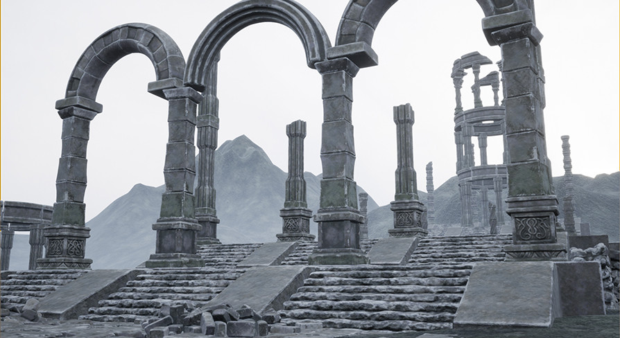 ArtStation - Stone Ruin | Game Assets