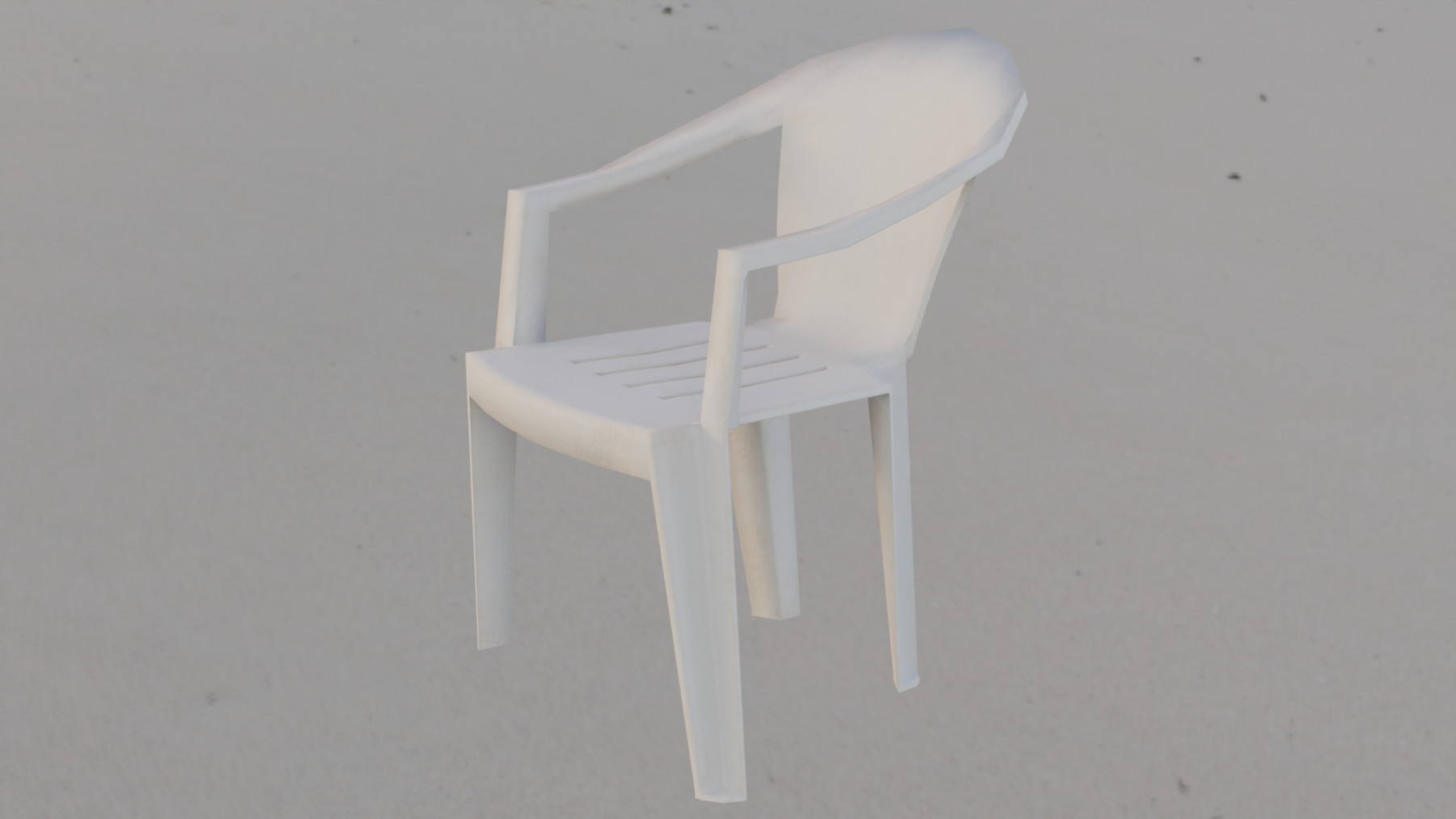 ArtStation - Plastic Chair 3D Model | Game Assets
